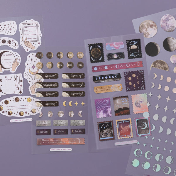 Tsuki ‘Lunar Mystery’ Sticker Set ☾ – NotebookTherapy