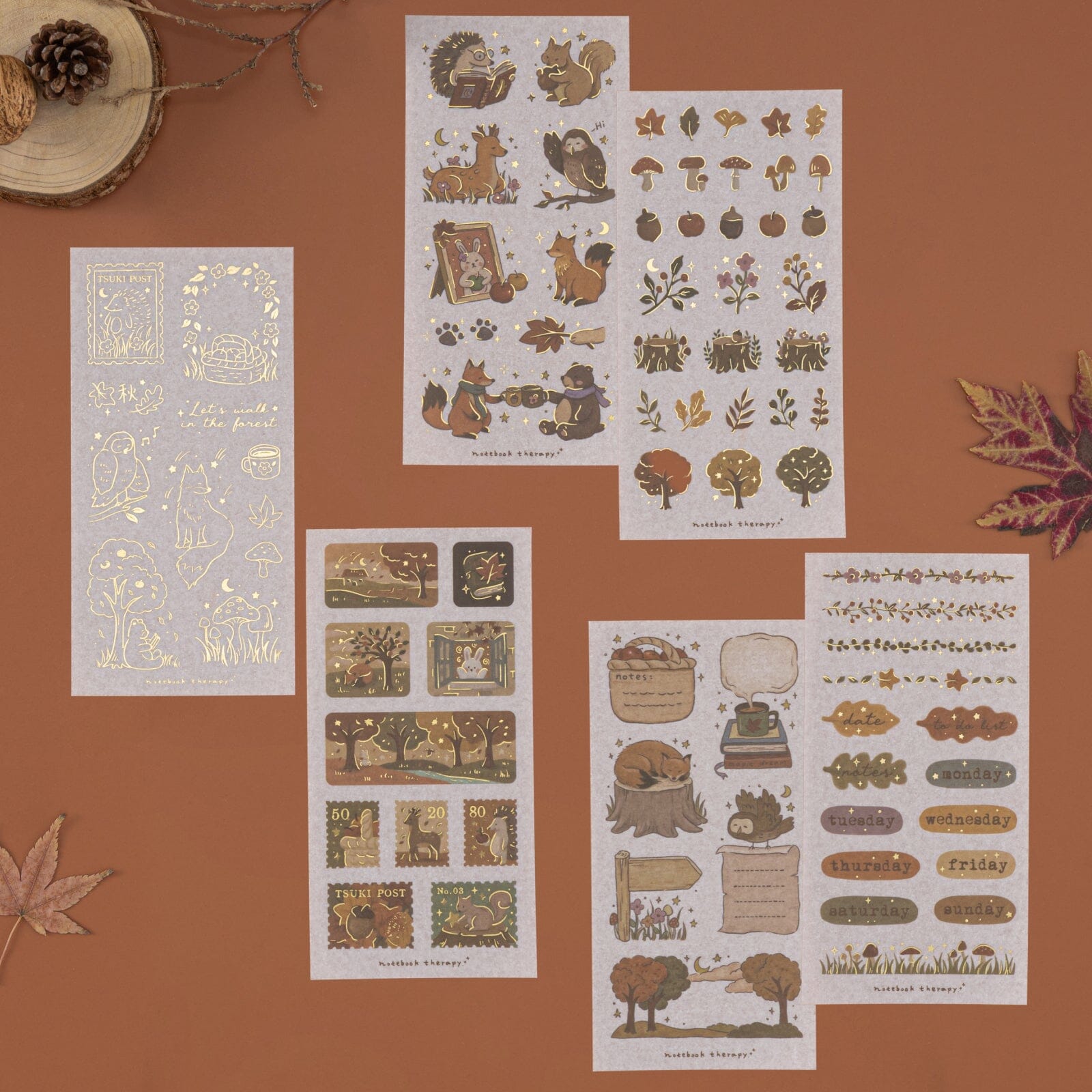 Forest Friends 🍁 – NotebookTherapy