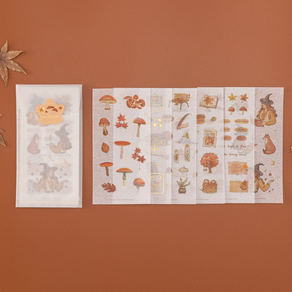 Tsuki ‘Four Seasons: Autumn’ Sticker Set ☾ – NotebookTherapy