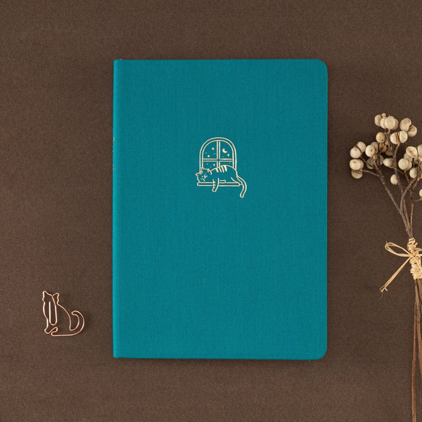 Tsuki ‘Sleepy Cat’ Limited Edition Bullet Journal ☾ – NotebookTherapy