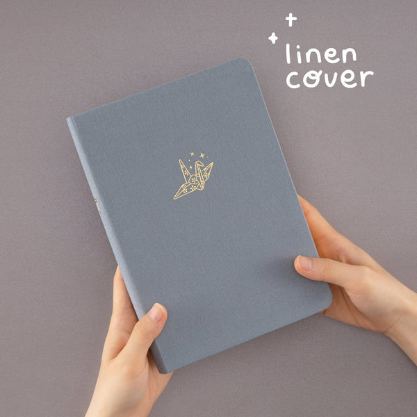 Tsuki ‘Origami Dreams’ Kraft Paper A5 Bullet Journal ☾ – NotebookTherapy