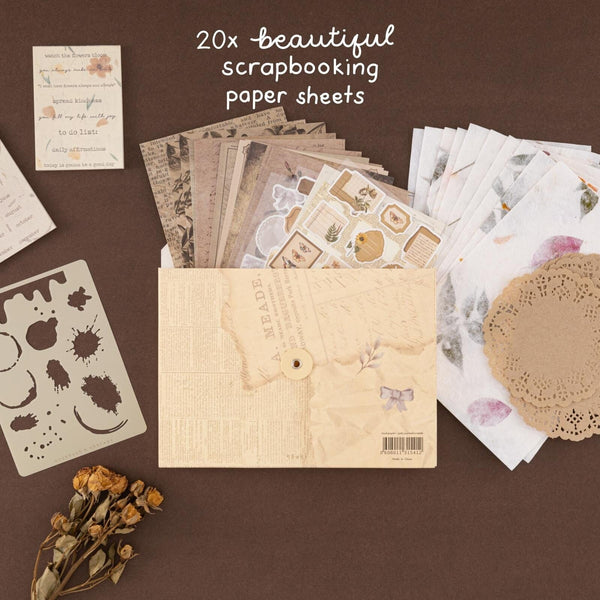 Tsuki ‘Junk Journal’ Scrapbook Bundle Set ☾ – NotebookTherapy