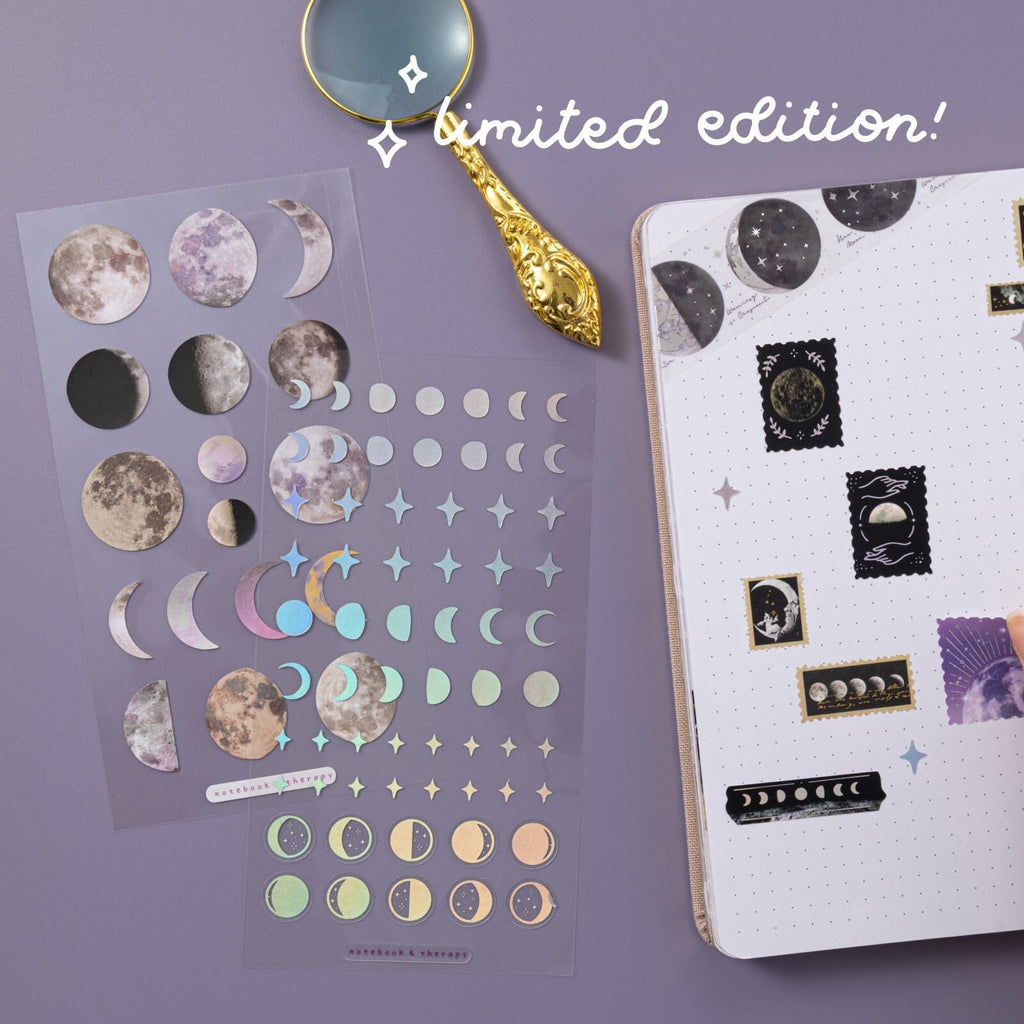 Tsuki ‘Lunar Mystery’ Sticker Set ☾ – NotebookTherapy