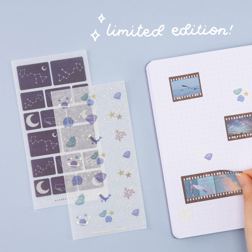 Tsuki ‘Ocean’ Sticker Set ☾ – NotebookTherapy