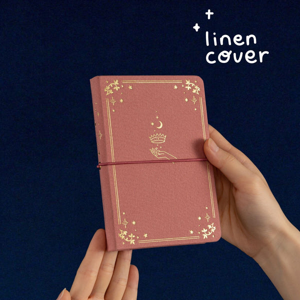 Tsuki ‘Starlit Crown’ A6 Travel Notebook ☾ – NotebookTherapy