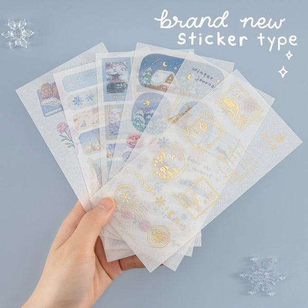 Tsuki ‘Winter Journey’ Sticker Set ☾ – NotebookTherapy