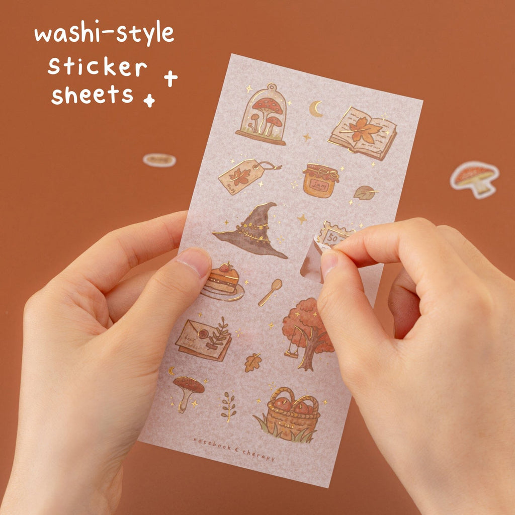 Tsuki ‘Four Seasons: Autumn’ Sticker Set ☾ – NotebookTherapy
