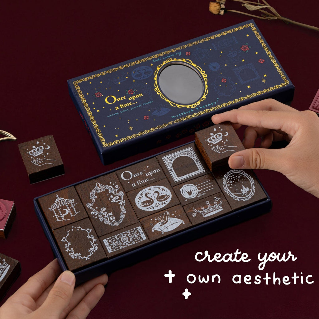 Tsuki ‘Once Upon a Time’ Bullet Journal Stamp Set ☾ – NotebookTherapy