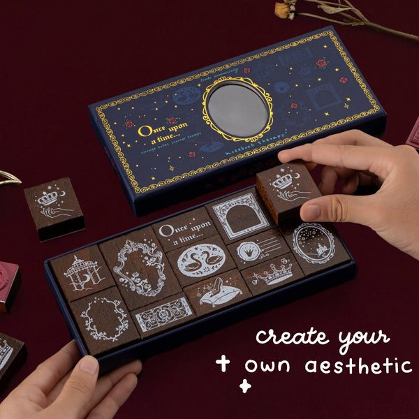 Tsuki ‘Once Upon a Time’ Bullet Journal Stamp Set ☾ – NotebookTherapy