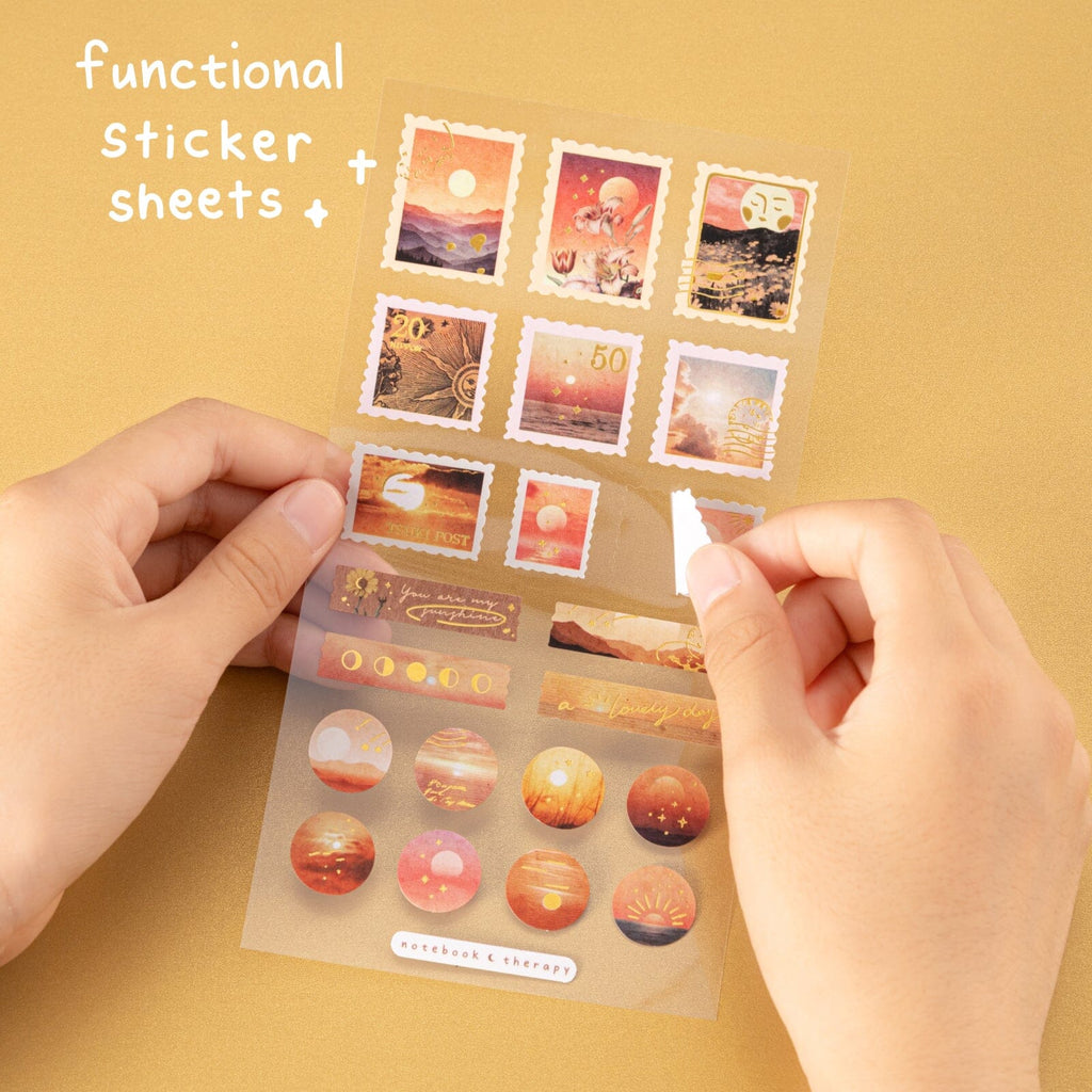 Tsuki ‘Sunlit Mystery’ Sticker Set ☾ – NotebookTherapy