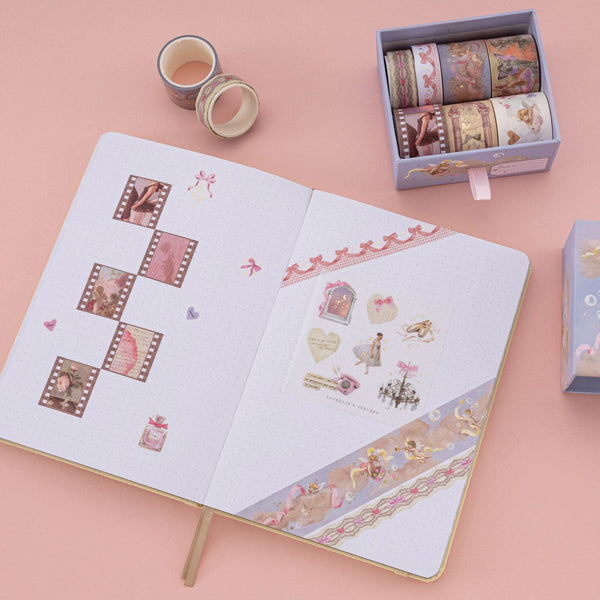 Tsuki ‘Sweet Ballet’ Washi Tape Set ☾ – NotebookTherapy