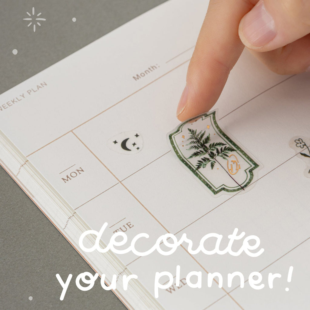 Tsuki ‘Whimsical Botanics’ Sticker Set ☾ – NotebookTherapy