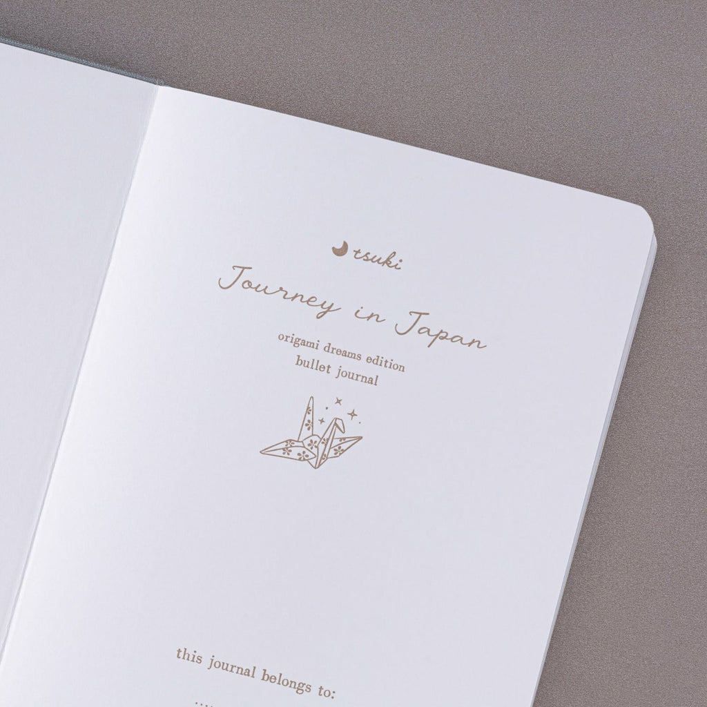 Tsuki ‘Origami Dreams’ Limited Edition Bullet Journal ☾ – NotebookTherapy