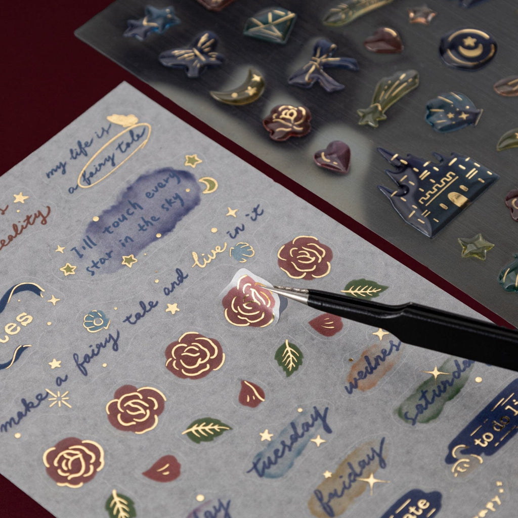 Tsuki ‘Once Upon a Time’ 3D Sticker Set ☾ – NotebookTherapy