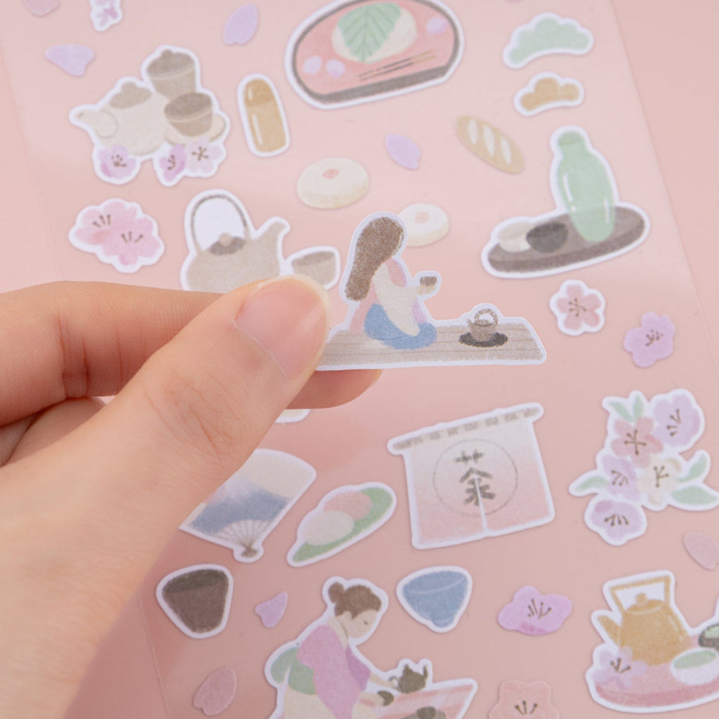 Tsuki ‘Sakura Days’ Sticker Set ☾ – NotebookTherapy