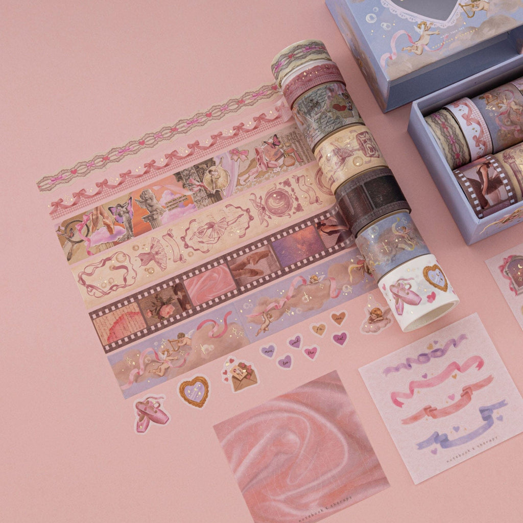 Tsuki ‘Sweet Ballet’ Washi Tape Set ☾ – NotebookTherapy