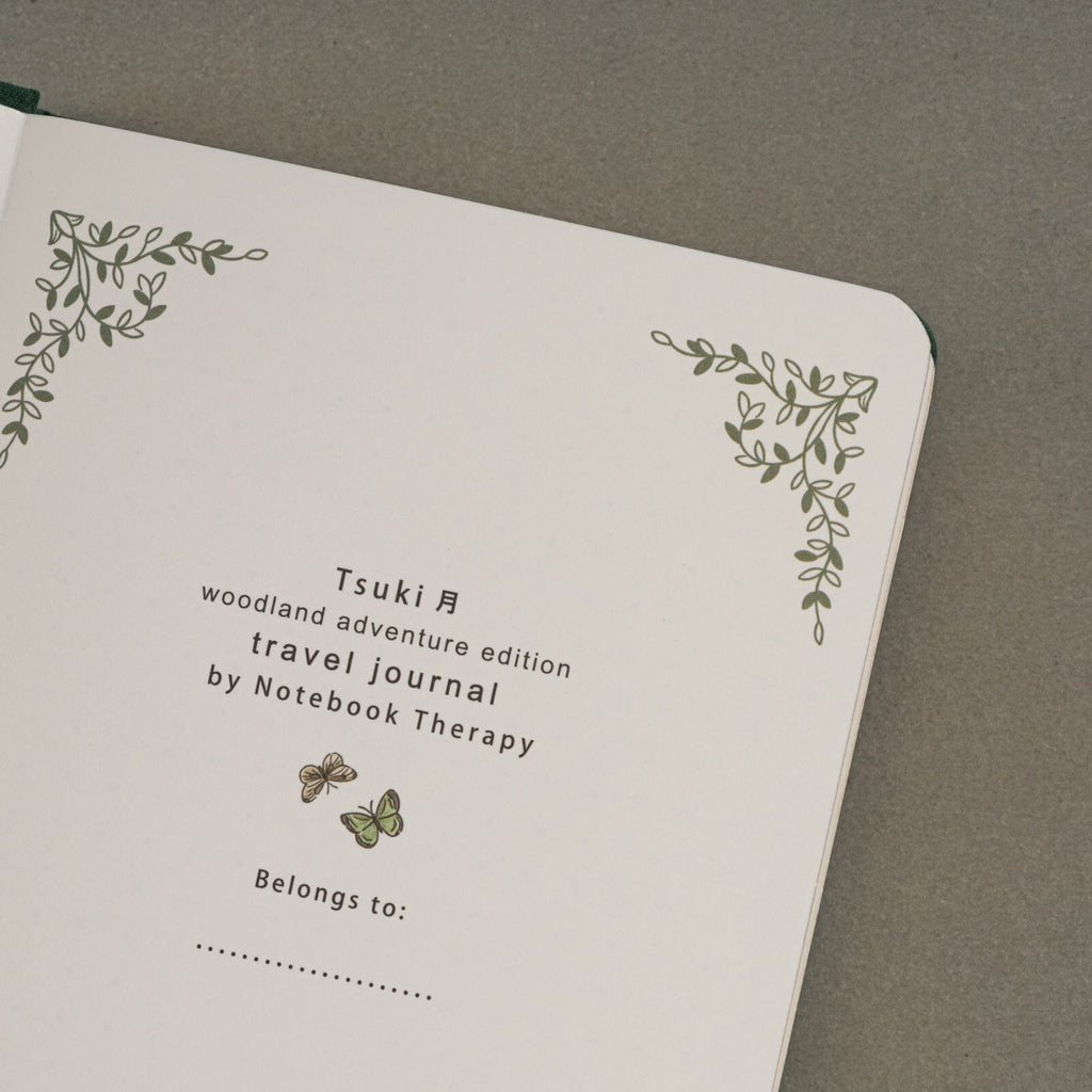 Tsuki ‘Woodland Adventure’ Luxury Travel Notebook ☾ – NotebookTherapy