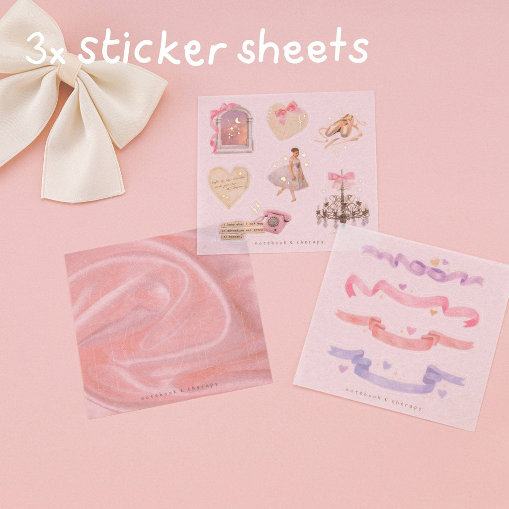Tsuki ‘Sweet Ballet’ Washi Tape Set ☾ – NotebookTherapy