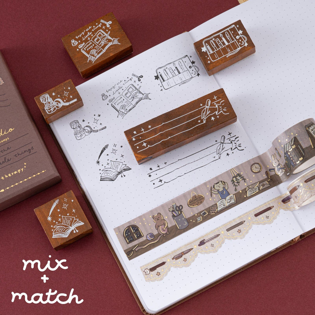 Tsuki ‘Tsuki Studio’ Bullet Journal Stamp Set ☾ – NotebookTherapy