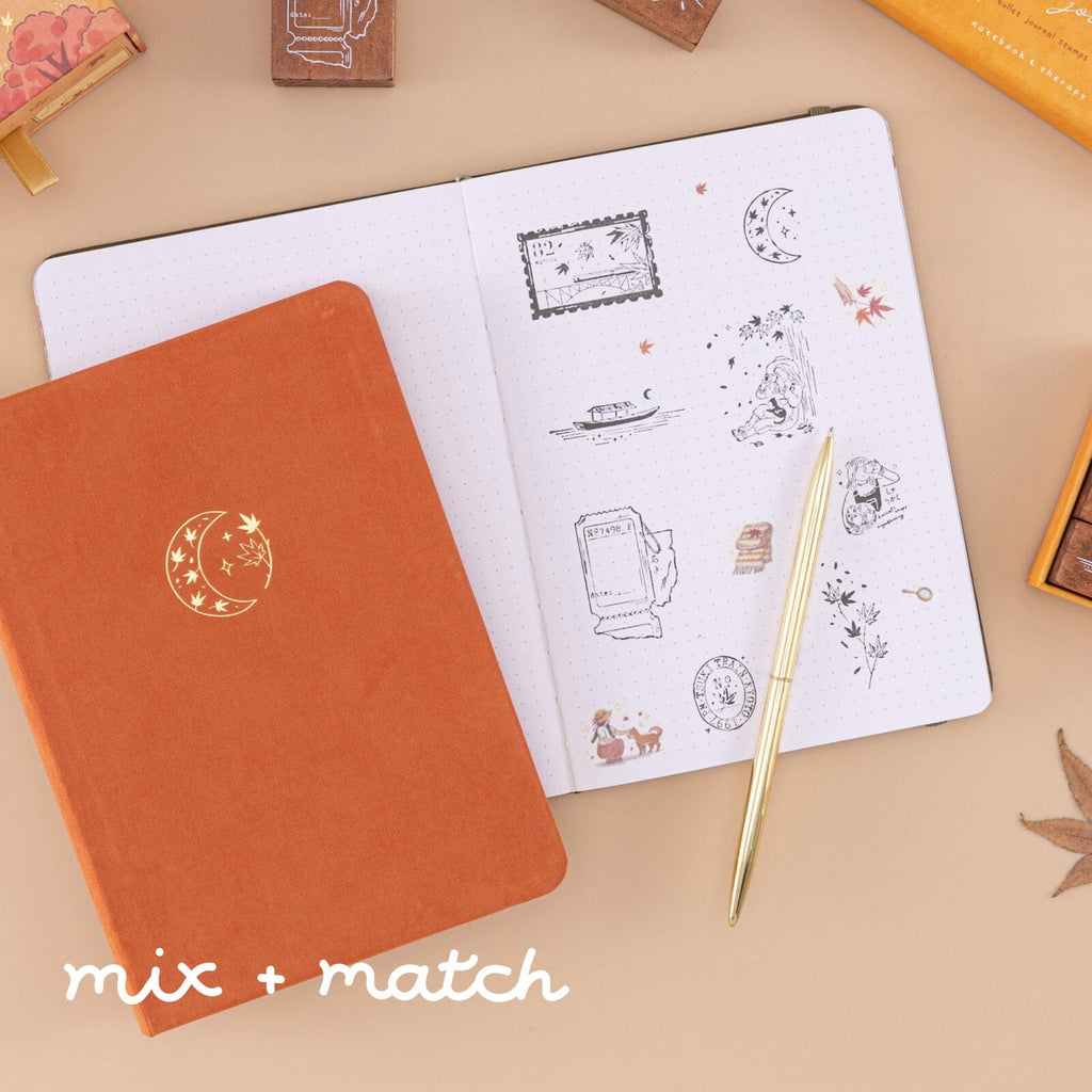 Tsuki ‘Maple Journey’ Bullet Journal Stamp Set ☾ – NotebookTherapy