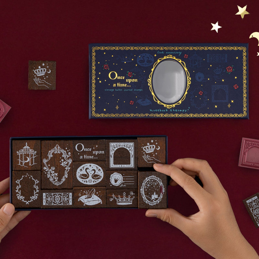 Tsuki ‘Once Upon a Time’ Bullet Journal Stamp Set ☾ – NotebookTherapy