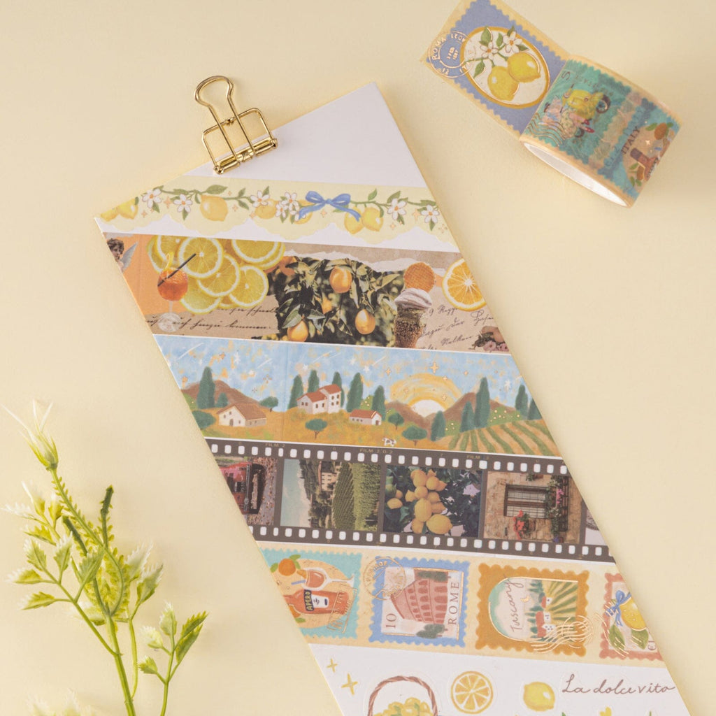 Tsuki ‘Summer in Italy’ Washi Tape Set ☾ – NotebookTherapy