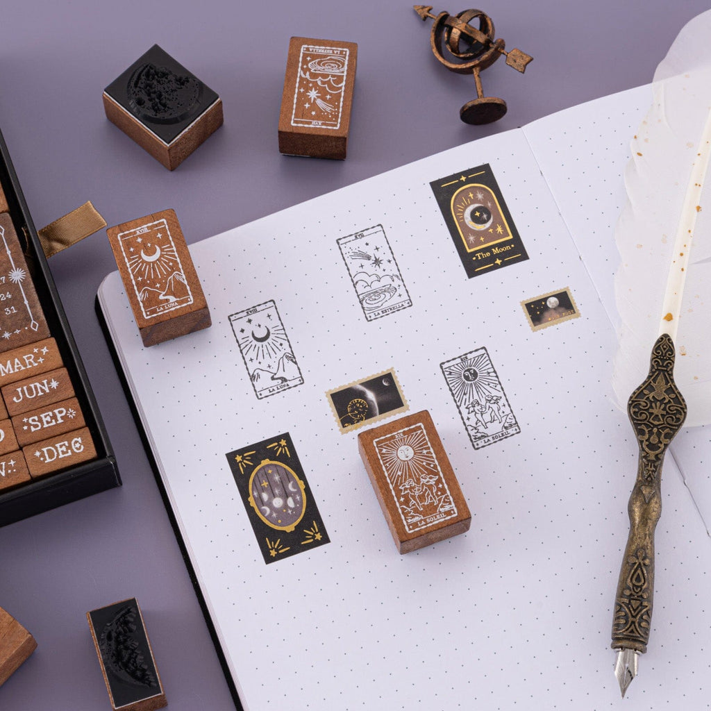 Tsuki ‘Lunar Mystery’ Bullet Journal Stamp Set ☾ – NotebookTherapy