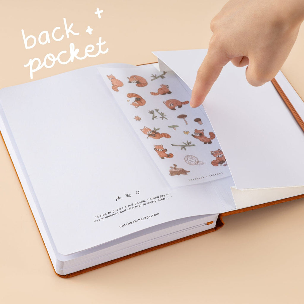 Tsuki ‘Red Panda’ Limited Edition A5 Bullet Journal ☾ – NotebookTherapy
