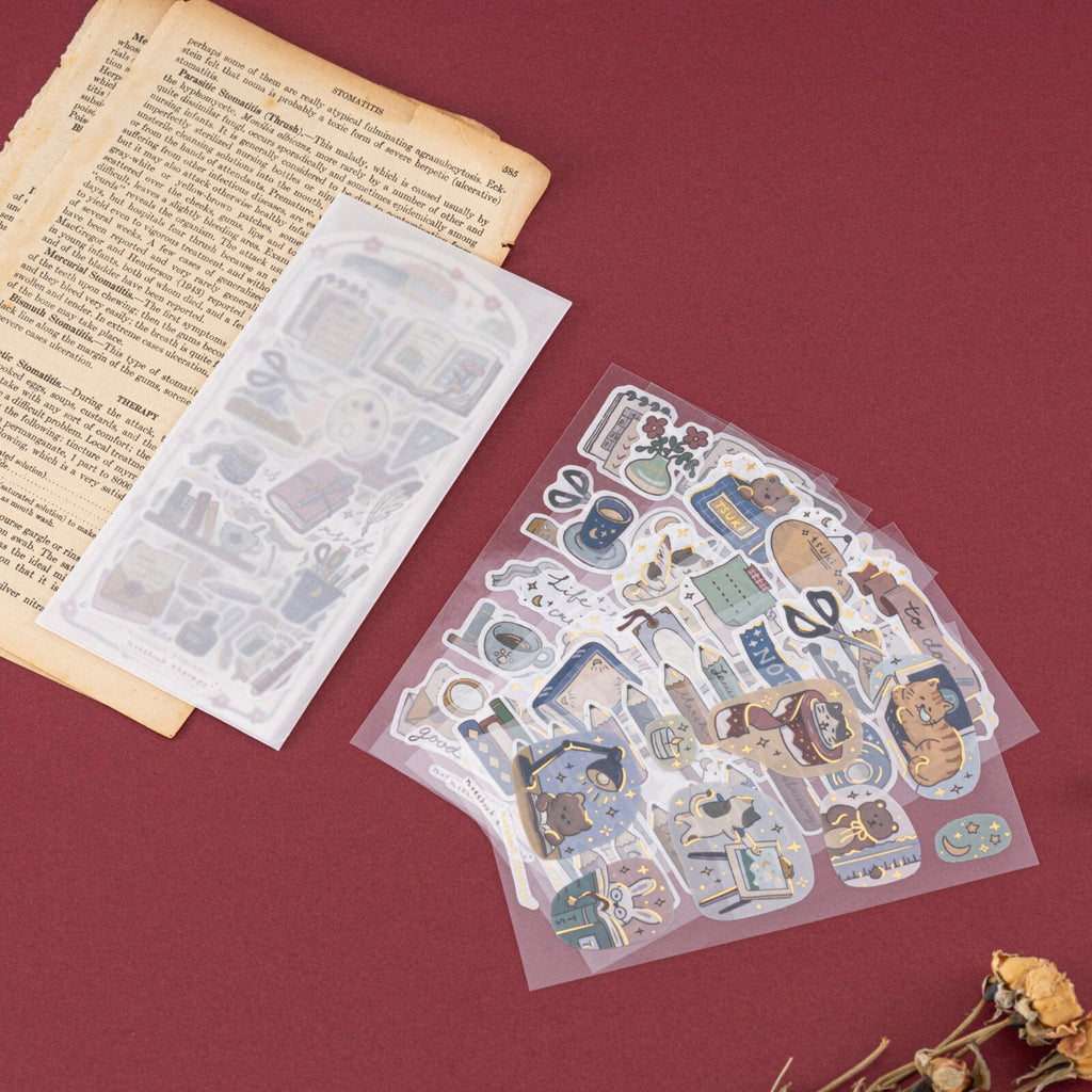 Tsuki ‘Tsuki Studio’ Sticker Set ☾ – NotebookTherapy