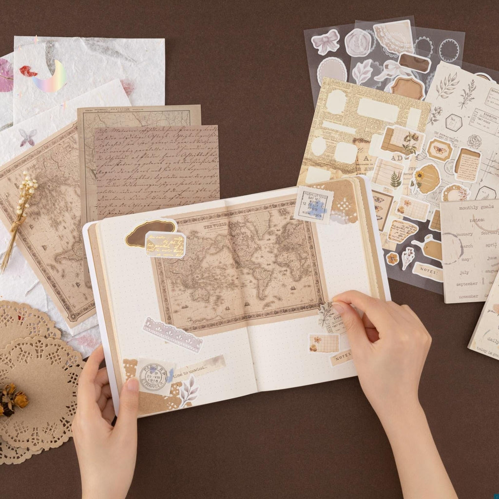 Tsuki ‘Junk Journal’ Scrapbook Bundle Set ☾ – NotebookTherapy