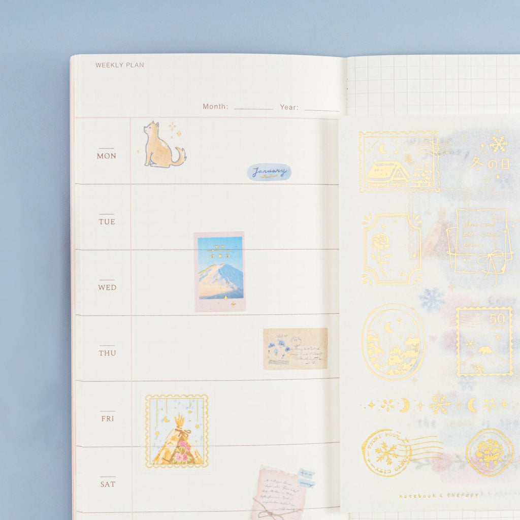 Tsuki ‘Winter Journey’ Sticker Set ☾ – NotebookTherapy