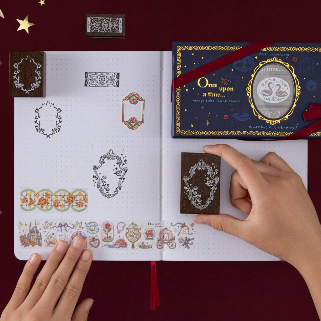 Tsuki ‘Once Upon a Time’ Bullet Journal Stamp Set ☾ – NotebookTherapy