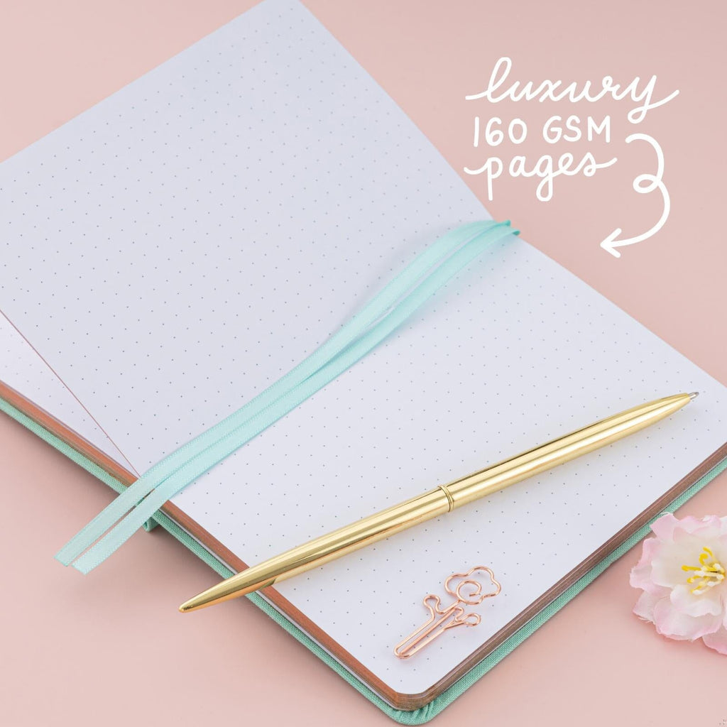 Tsuki ‘Sakura Mint’ A6 Travel Notebook ☾ – NotebookTherapy