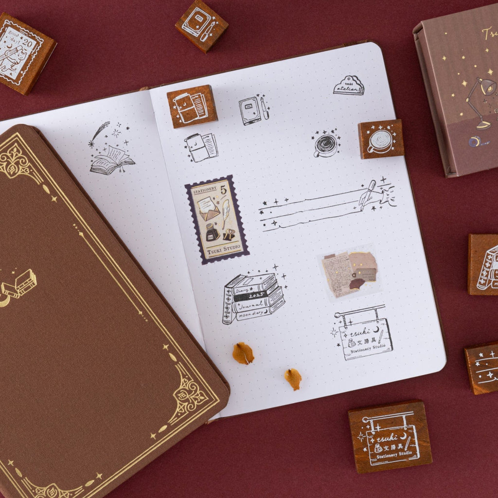 Tsuki ‘Tsuki Studio’ Bullet Journal Stamp Set ☾ – NotebookTherapy