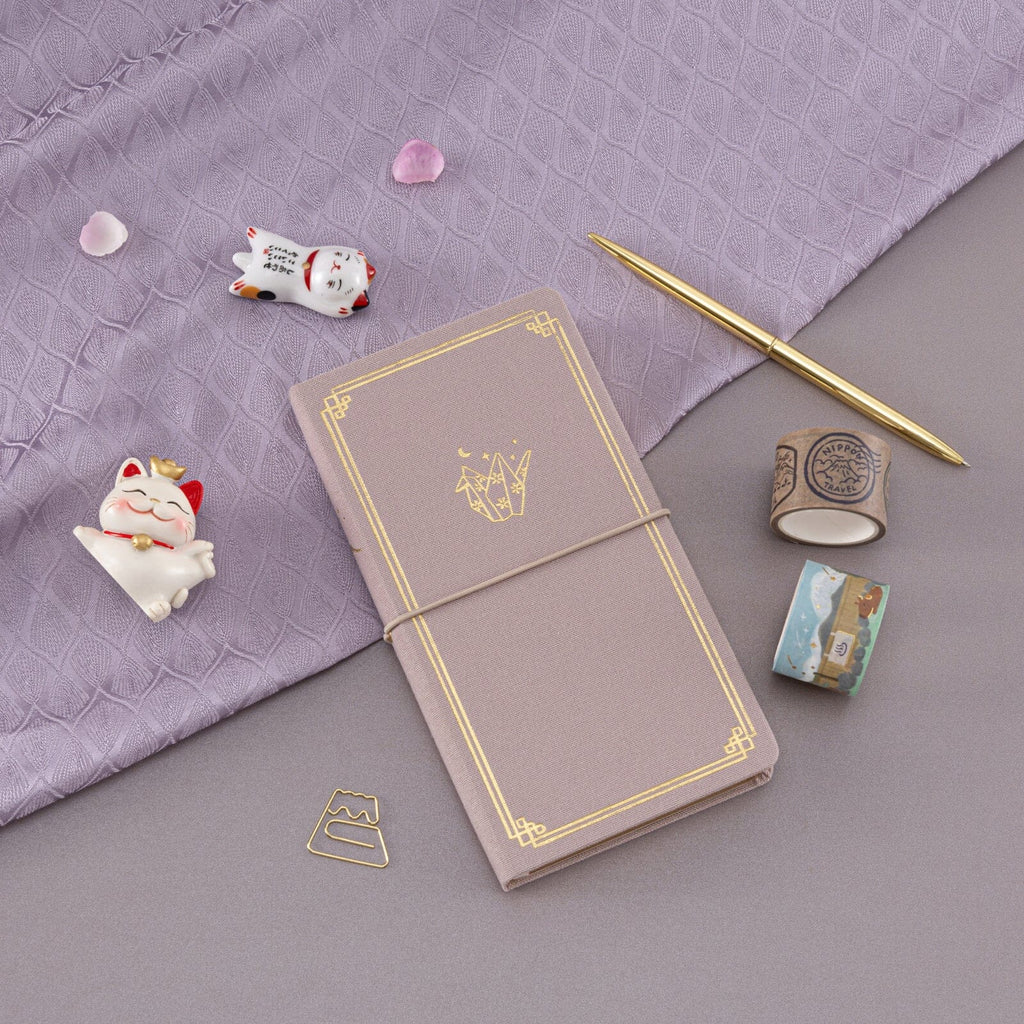 Tsuki ‘Calm Origami’ Travel Notebook ☾ – NotebookTherapy