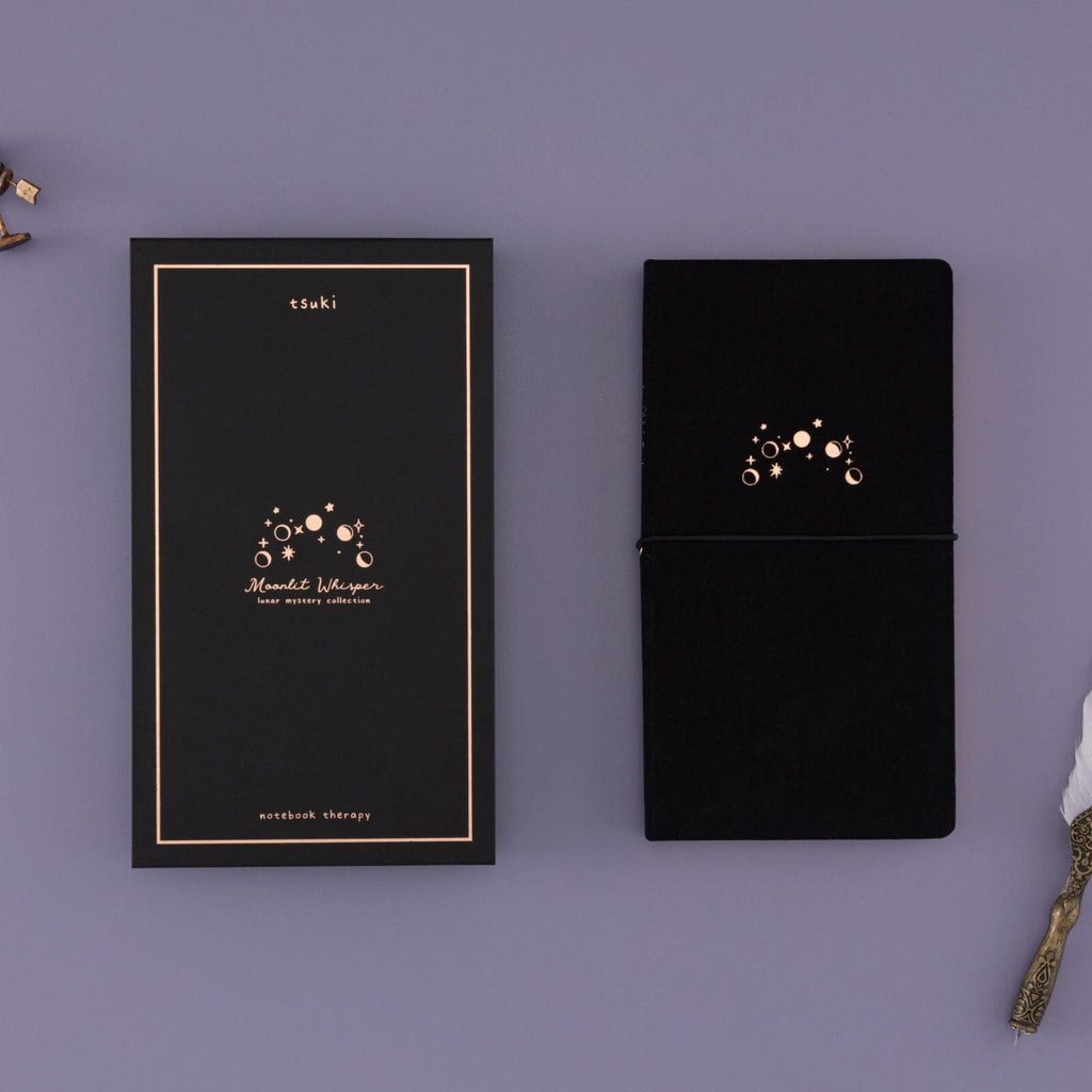 Tsuki ‘Moonlit Whisper’ Limited Edition Luxury Travel Notebook ...