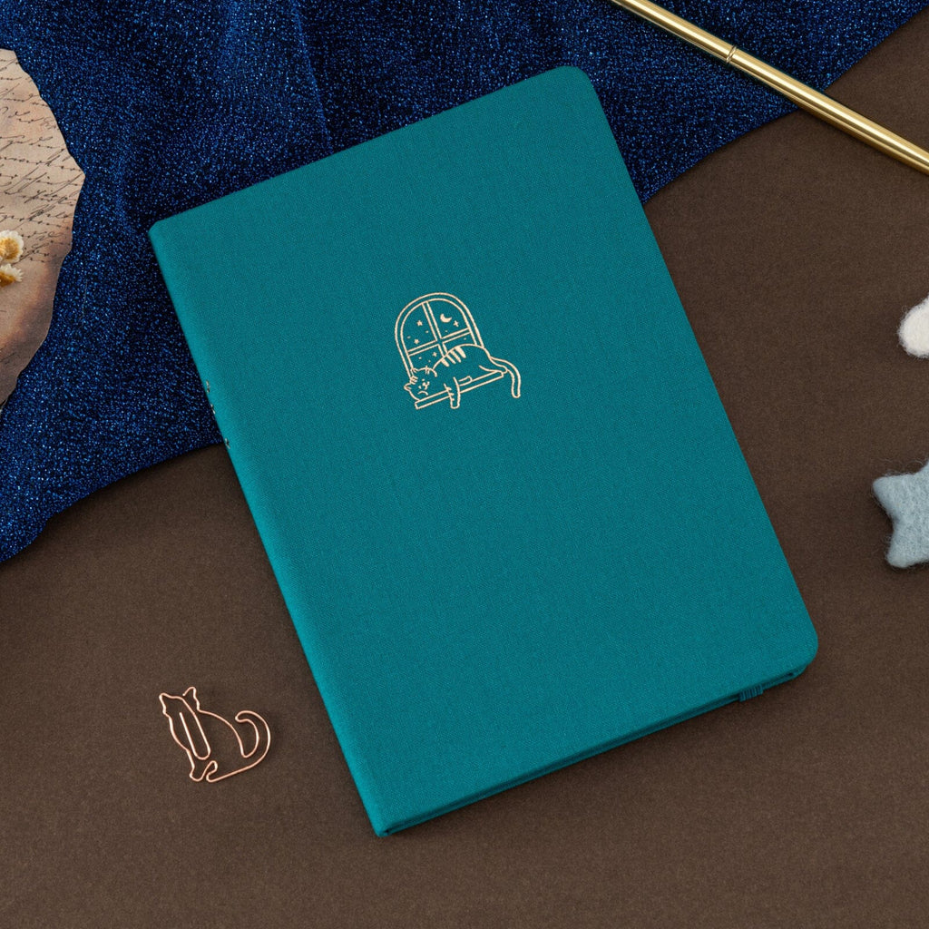 Tsuki ‘Sleepy Cat’ Limited Edition Bullet Journal ☾ – NotebookTherapy
