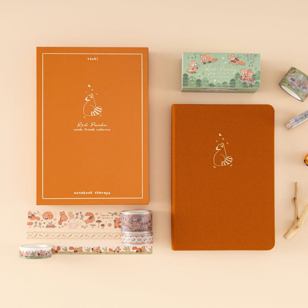 Tsuki ‘Red Panda’ Limited Edition A5 Bullet Journal ☾ – NotebookTherapy
