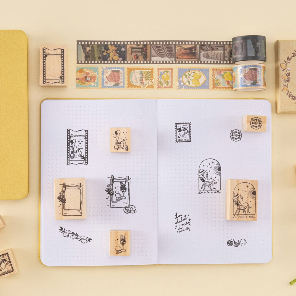 Tsuki ‘Summer in Italy’ Bullet Journal Stamp Set ☾ – NotebookTherapy