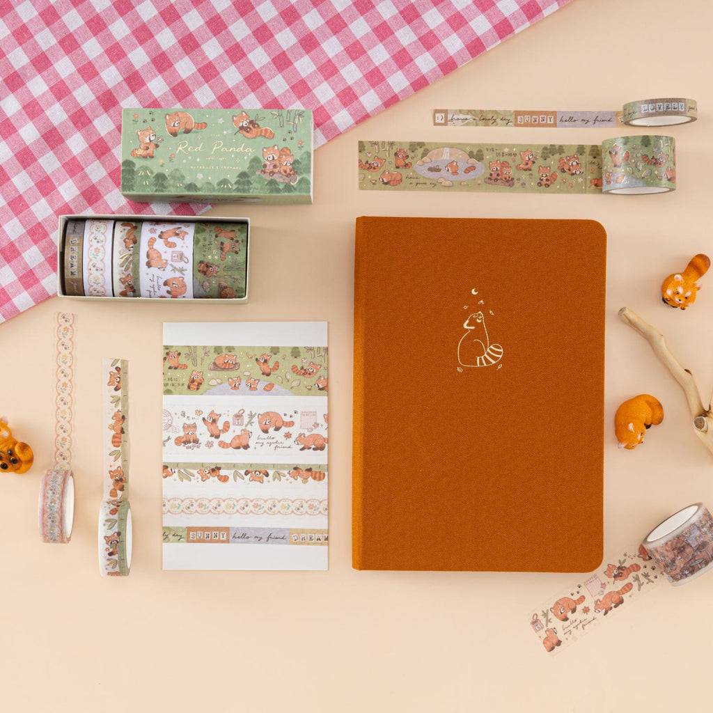 Tsuki ‘Red Panda’ Limited Edition A5 Bullet Journal ☾ – NotebookTherapy