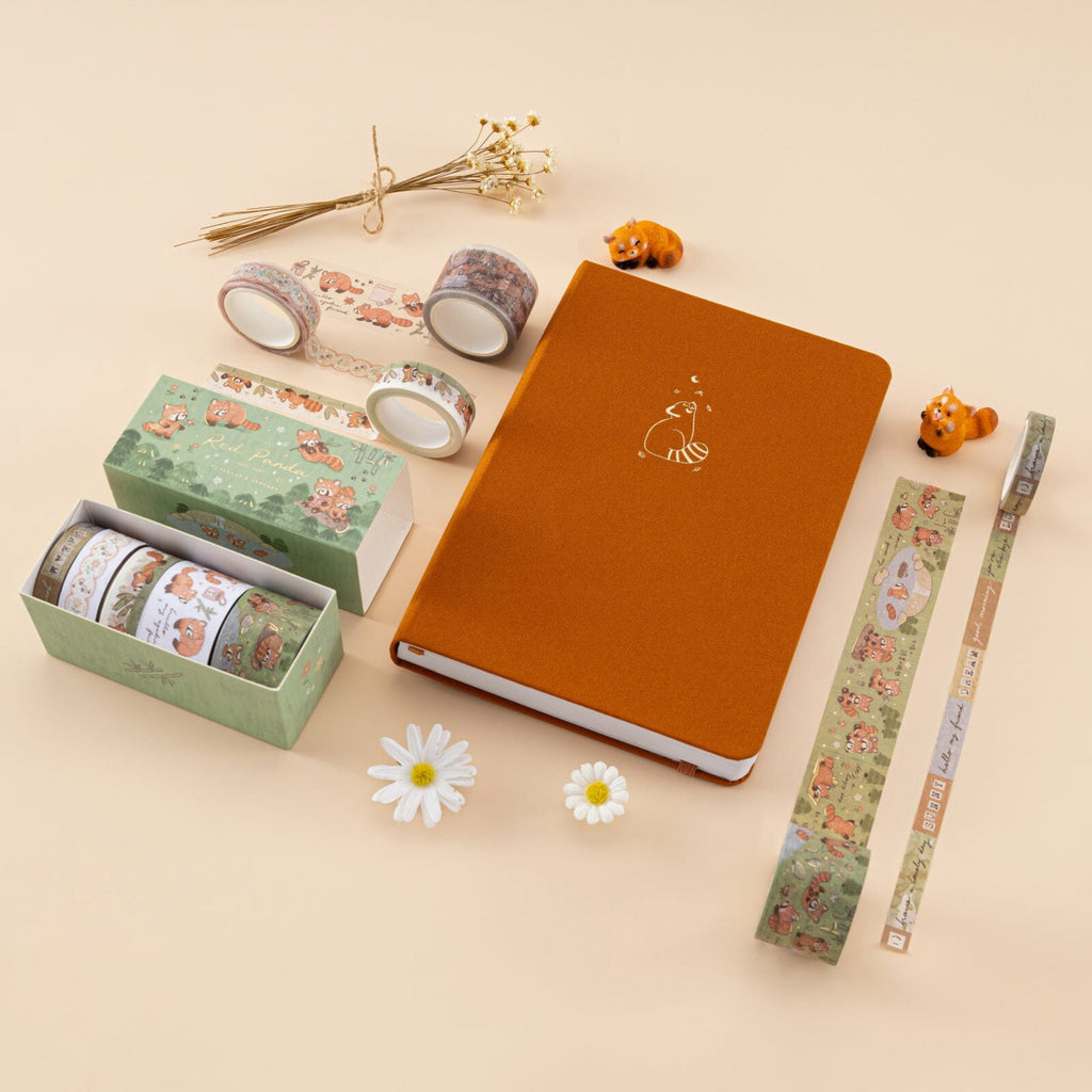 Tsuki ‘Red Panda’ Limited Edition A5 Bullet Journal ☾ – NotebookTherapy