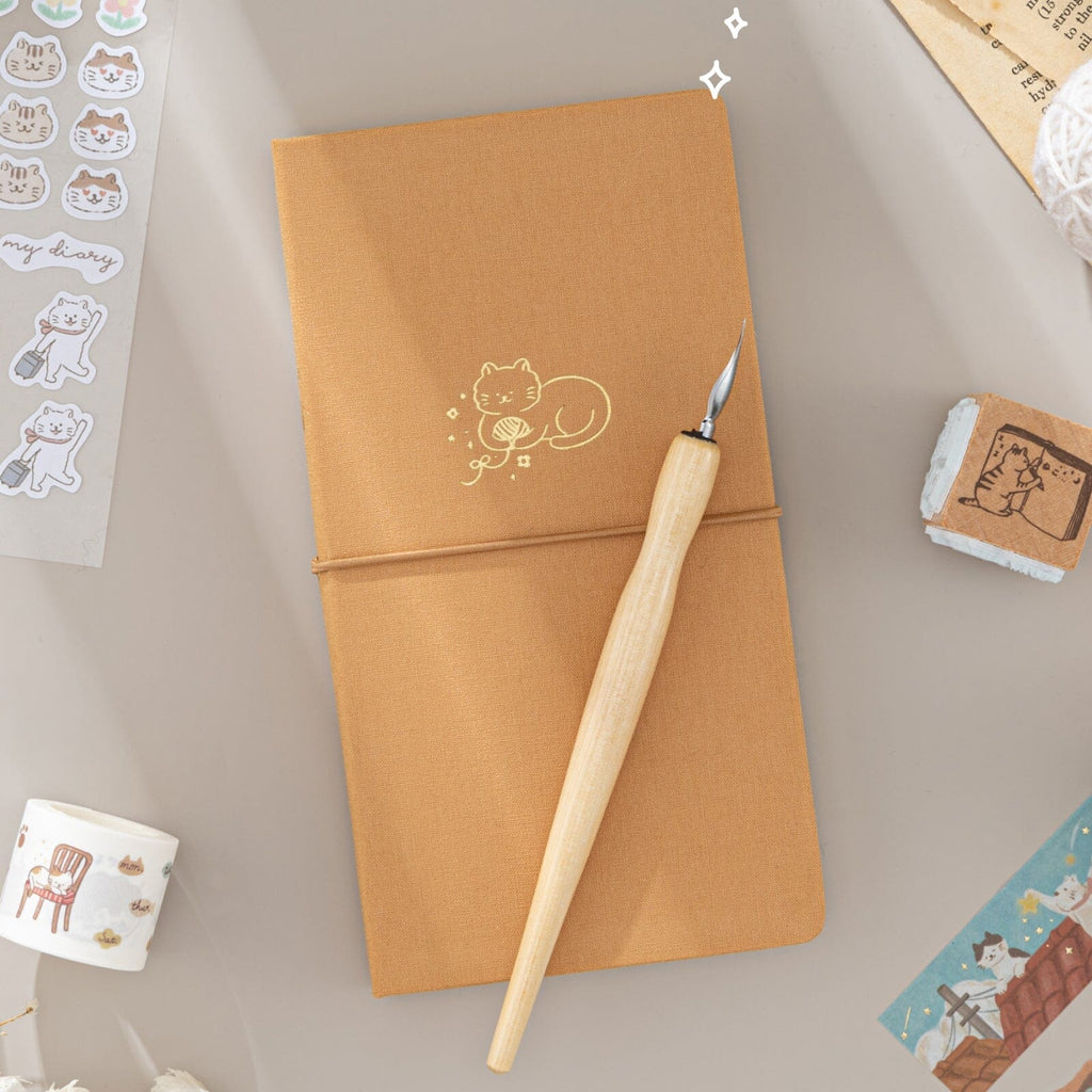 Tsuki ‘Neko Days’ Travel Notebook Gift Set ☾ – NotebookTherapy