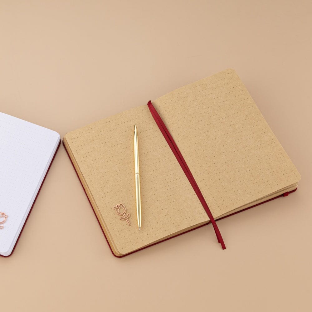 Tsuki ‘Vintage Rose’ Kraft Paper Limited Edition Bullet Journals ...
