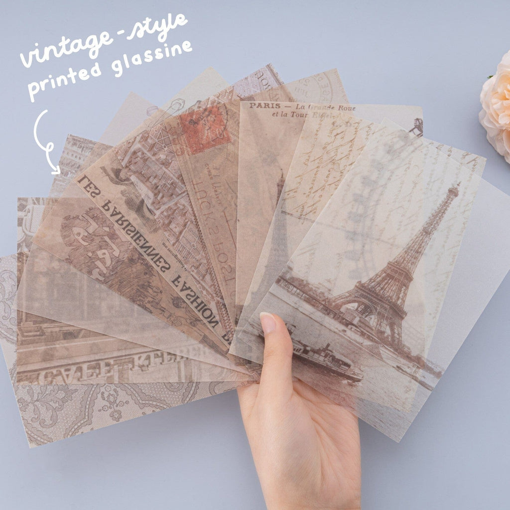 Tsuki ‘Journée à Paris’ Scrapbook Sticker Set ☾ – NotebookTherapy