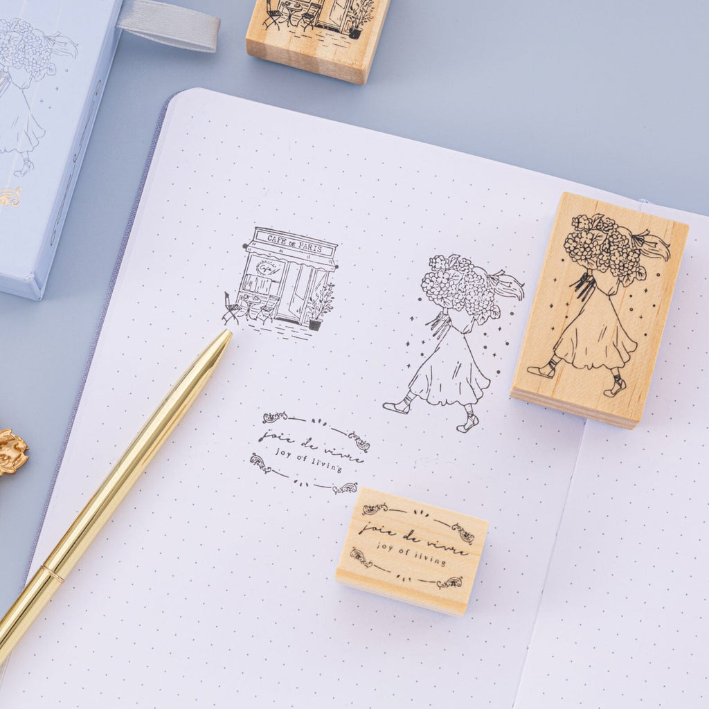 Tsuki ‘Journée à Paris’ Bullet Journal Stamp Set ☾ – NotebookTherapy