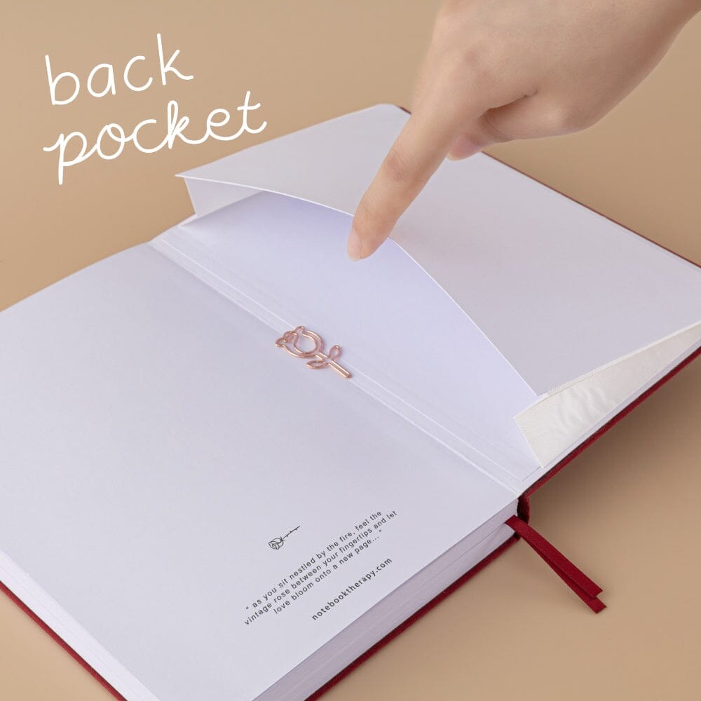 Tsuki ‘Vintage Rose’ Petal Red Limited Edition Bullet Journal ...