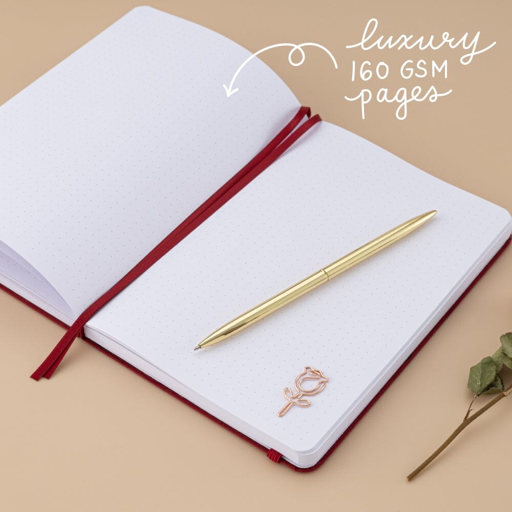 Tsuki ‘Vintage Rose’ Petal Red Limited Edition Bullet Journal ...