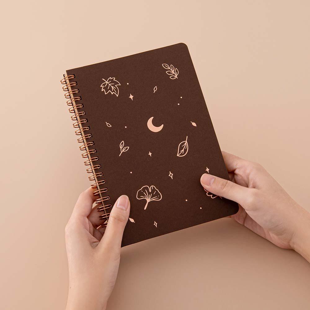 Tsuki ‘Maple Dreams’ Kraft Paper Ringbound Bullet Journal ☾ – NotebookTherapy