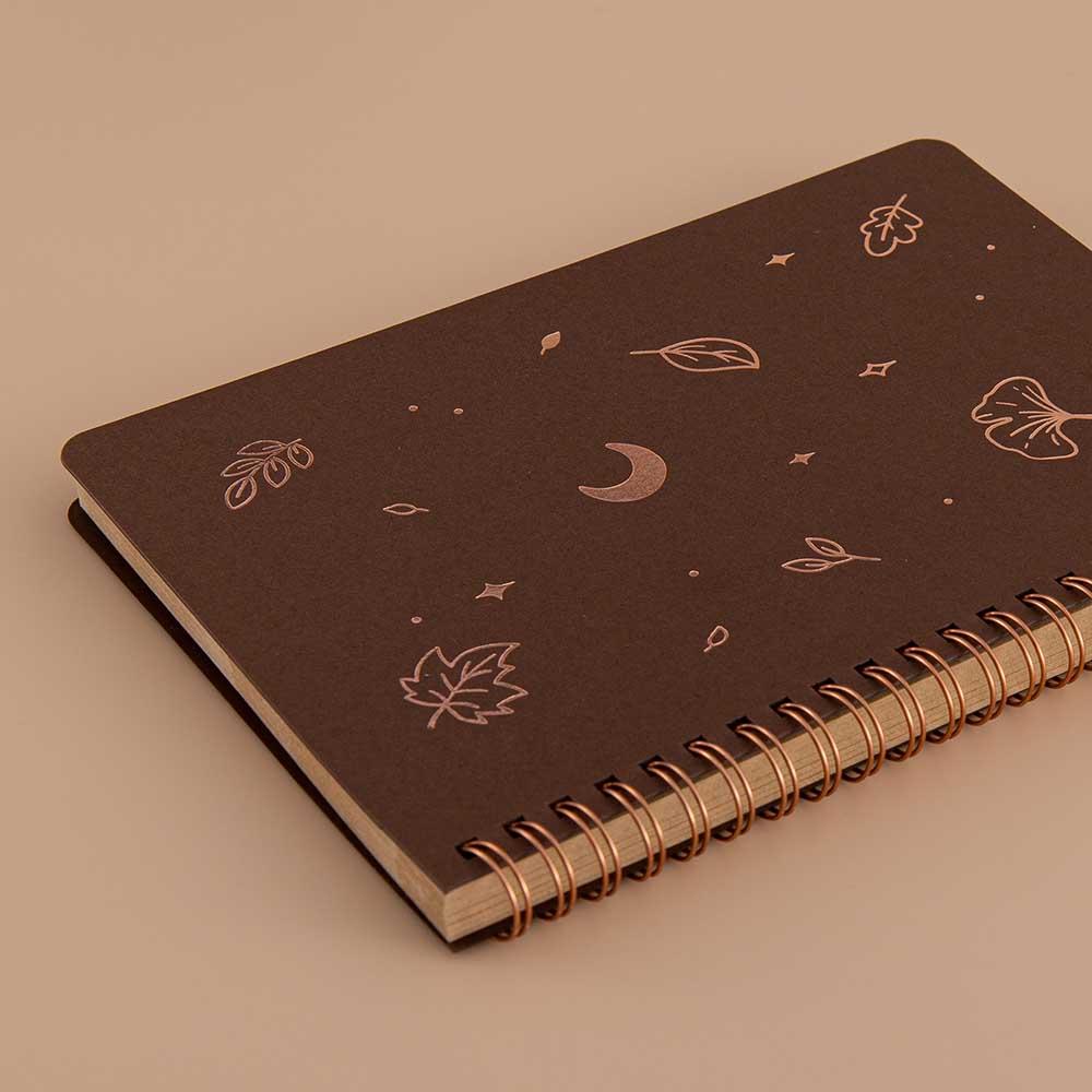Tsuki ‘Maple Dreams’ Kraft Paper Ringbound Bullet Journal ☾ – NotebookTherapy