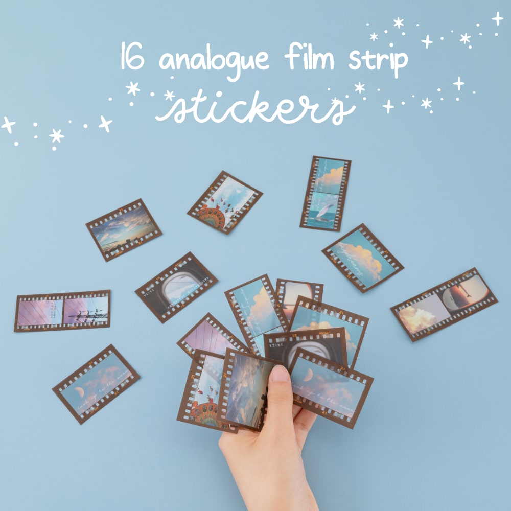 Tsuki ‘Cloud Dreamland’ Scrapbook Sticker Set ☾ – NotebookTherapy